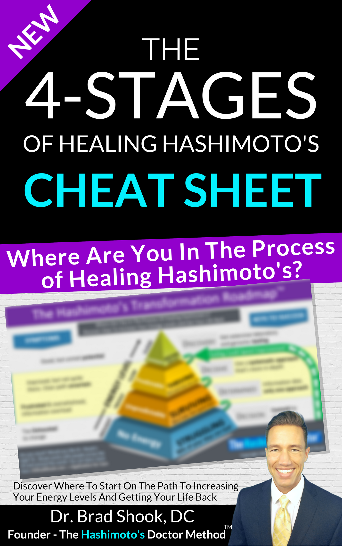 The 4 Stages of Healing Hashimoto's Cheat Sheet